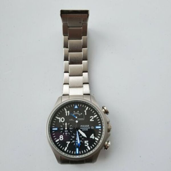 PULSAR BY SEIKO AVIATOR CHRONOGRAPH VD50-X019 NEW RRP £169.99 -READ ...