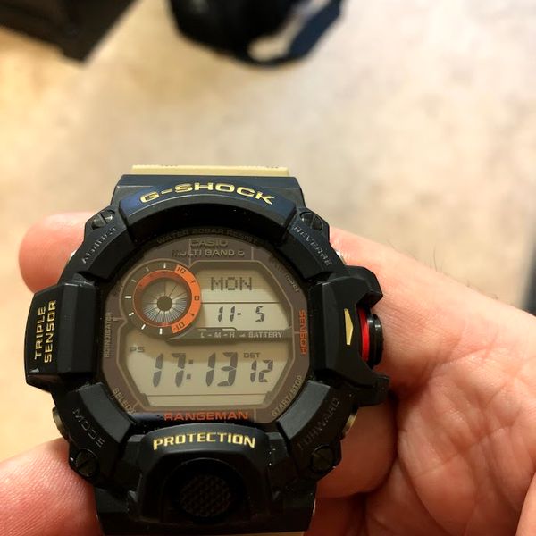 Casio Rangeman GW9400DCJ-1CR with free band! | WatchCharts Marketplace