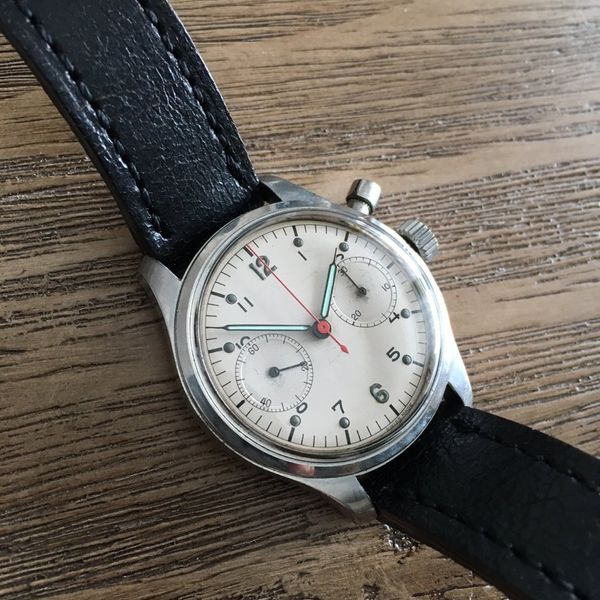 SOLD Rodania RCAF issued mono pusher chronograph-Reduced to USD$ 2 K ...