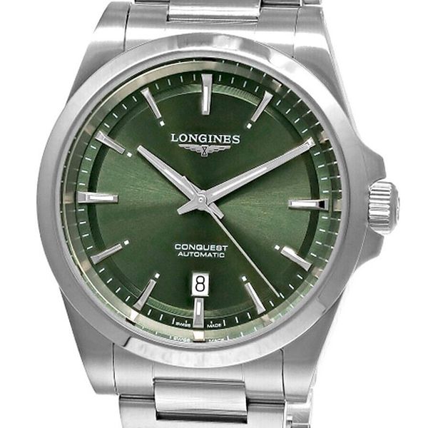 LONGINES Conquest Automatic 41MM Green Dial Men's Watch L38304026 ...
