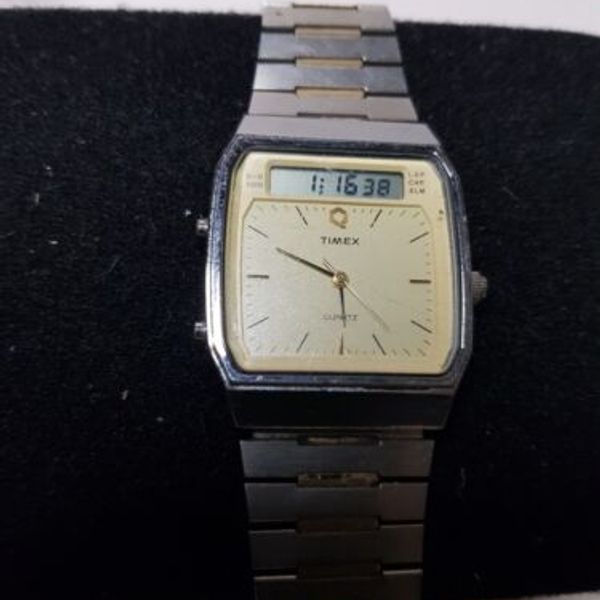 Vintage Timex V Cell Wristwatch ~ Working With New Battery Fitted ...