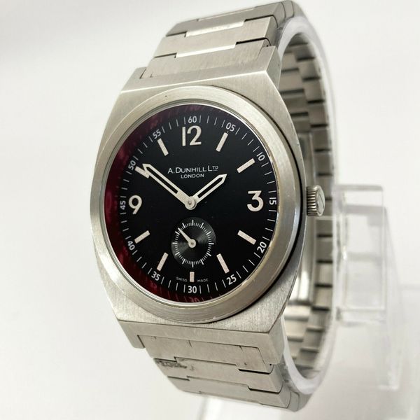 Vintage DUNHILL RPM Watch 8034 drivers driving silver art deco ...