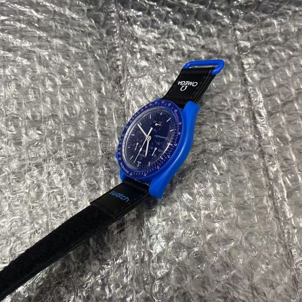 New Swatch x Omega Bioceramic Moonswatch Mission To Neptune Watch ...