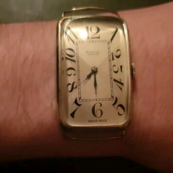 Incredibly Rare 1930's Silver Rolex Marconi Mens Watch With Renfinished ...