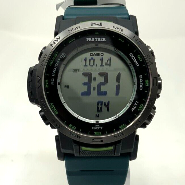 CASIO ProTrek PRW-35Y-3JF Solar Atomic Tough Watch Altimeter Compass ...