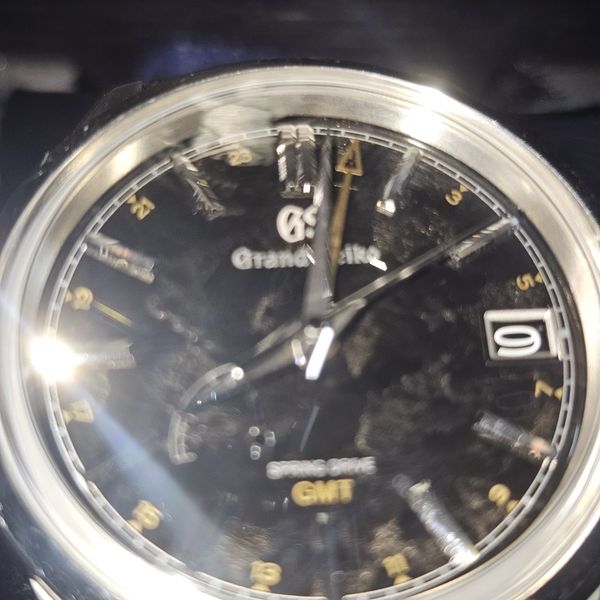 GRAND SEIKO Spring Drive SBGE271 Black Dial Men's Automatic GMT Watch ...