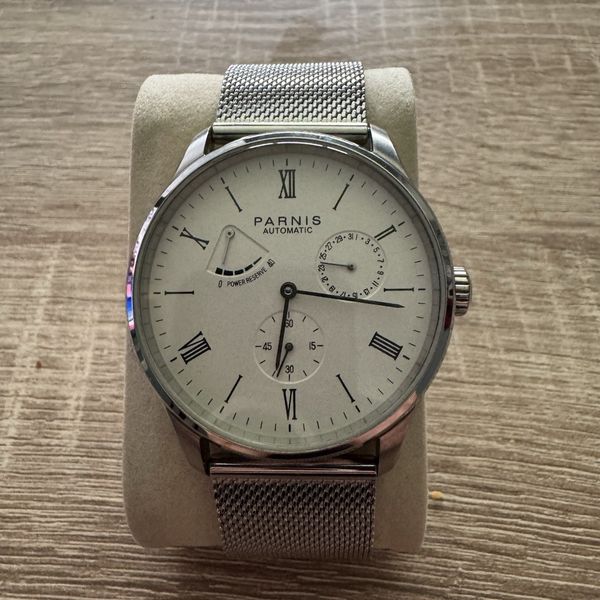 Parnis Gents Automatic Power Reserve Watch | WatchCharts Marketplace