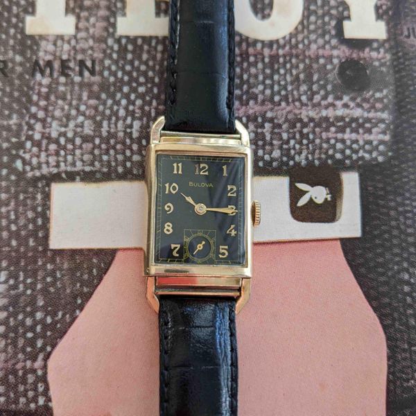 [WTS] Bulova Tank **Rare Black dial & Serviced** | WatchCharts