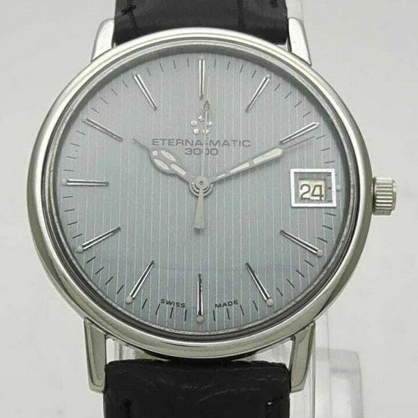 Vintage Eterna-Matic 3000 Ref. 146T Automatic Cal 1466U Swiss Men's ...