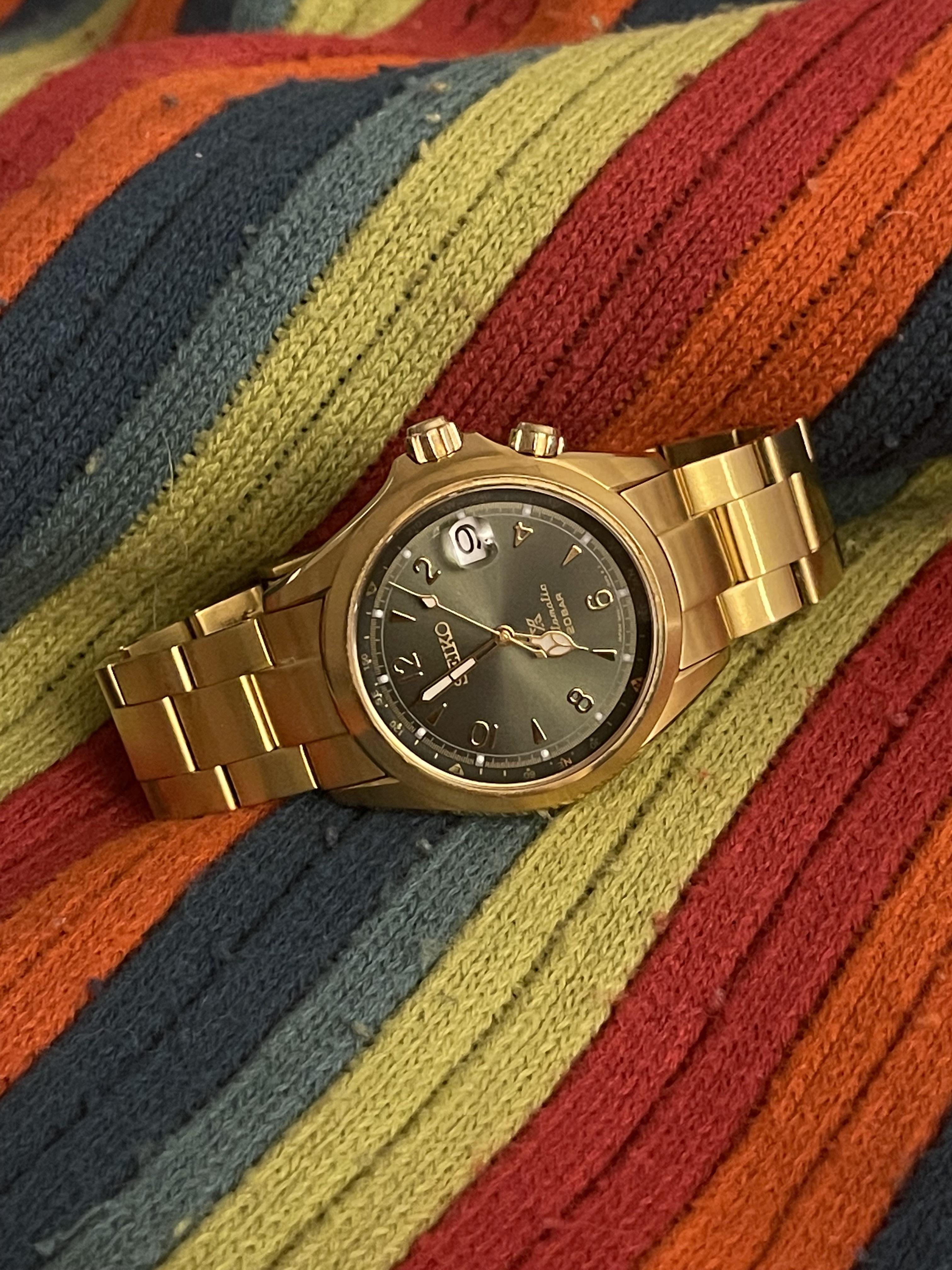 [WTS] Seiko SPB210 Green Dial Gold Watch w/ Gold Bracelet - 575 ...