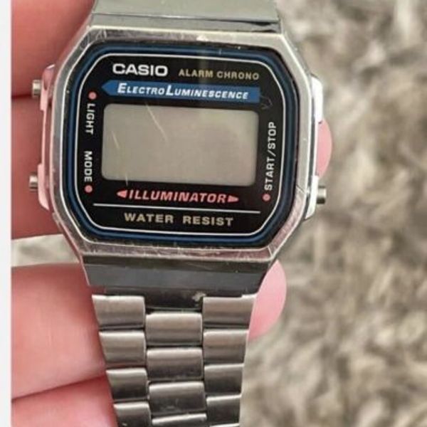 CASIO DIGITAL STAINLESS STEEL WATCH 1572 A168 | WatchCharts Marketplace