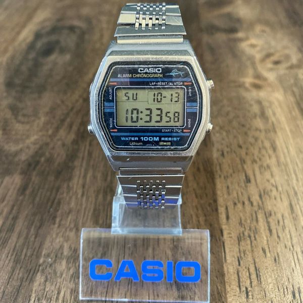 RARE Vintage 1982 Casio W-750 Marlin Digital Diver Watch Mod. 248 Made ...