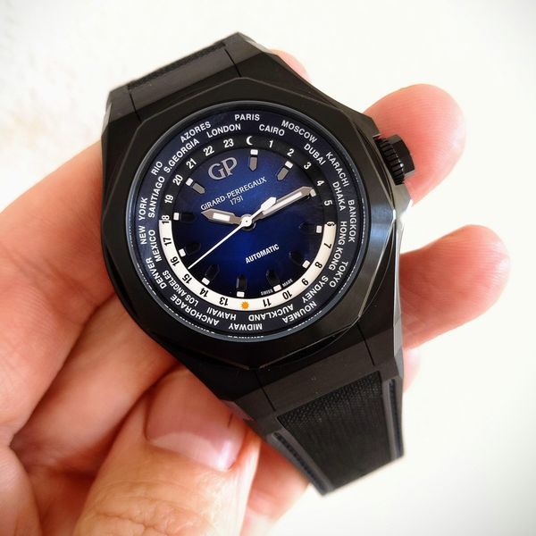 [WTS] Girard Perregaux Laureato Absolute Ww.tc World Timer - Titanium ...