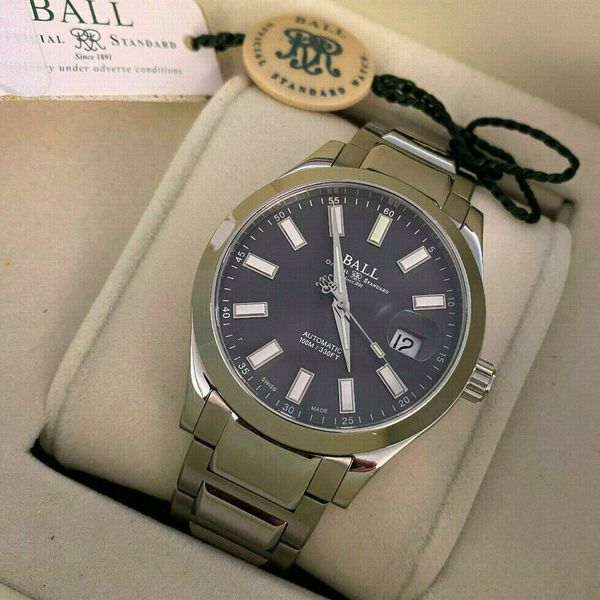 Ball Engineer II Marvelight 2019 Gray Dial Tritium Lume Full Set Box ...