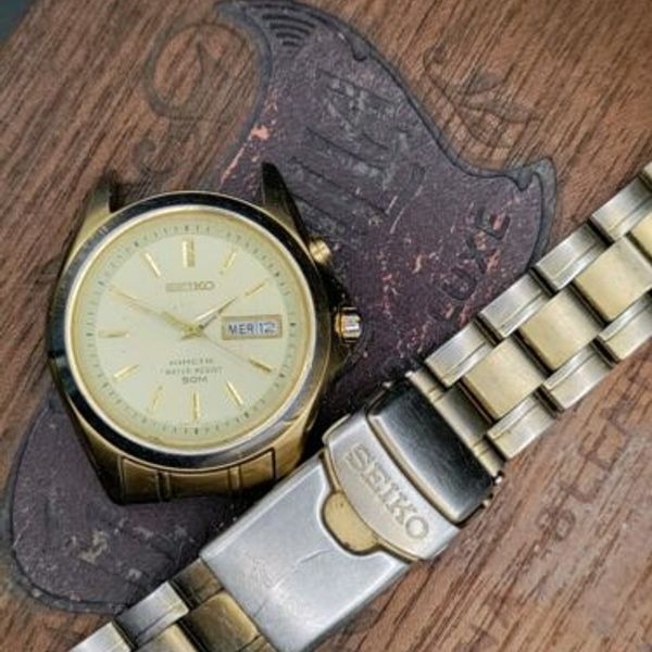 Seiko 5m63-0B90 Kinetic, Parts Or Repair | WatchCharts Marketplace