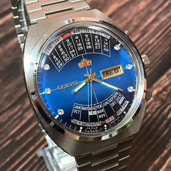 NEW Mens Watch Orient College Perpetual Multi Year Calendar Automatic ...