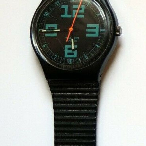 1987 Swatch watch "Commander" GB115 NEW BATTERY | WatchCharts Marketplace