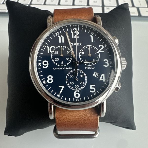 Timex Weekender Chronograph 40mm Menâ s Watch | WatchCharts Marketplace