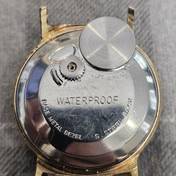 Rare Vintage Gold Timex Electric Watch Very Clean Waterproof 35mm. not ...