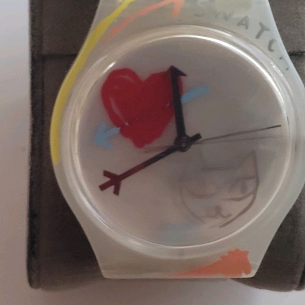 vintage swatch watch 80s Heart & Cat? | WatchCharts Marketplace