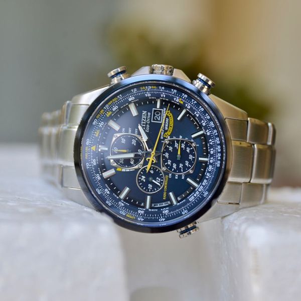 Citizen A/T World Time Blue Angels Chronograph $225 PP'd and Shipped ...