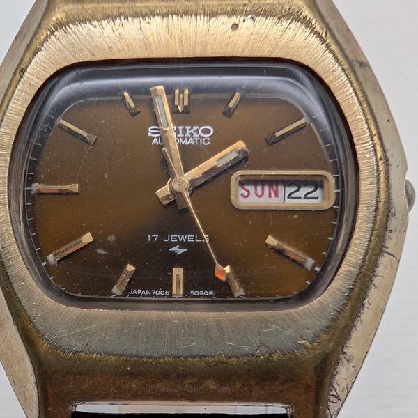 Vintage Men's 1974 Seiko 7006-5069 Watch, Running Automatic ...