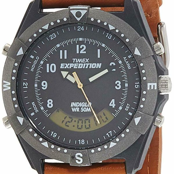 Original Timex Expedition Analog-Digital Black Dial Men's Wrist Watch ...