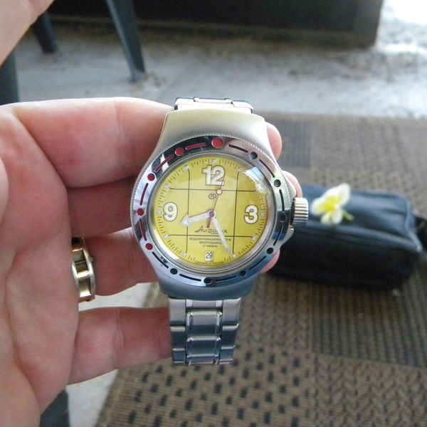 FS Yellow Dialed Divers watch automatic Vostok Sold | WatchCharts ...