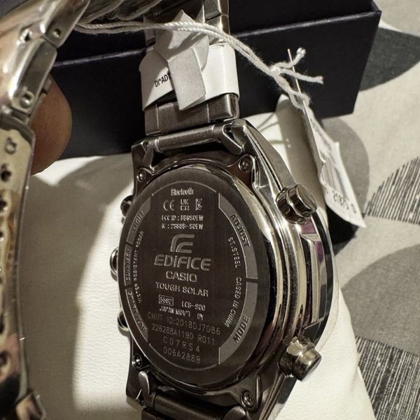 Casio Edifice ECB 900DB 1AER Tough Solar Bluetooth Tachymeter Brand New ...