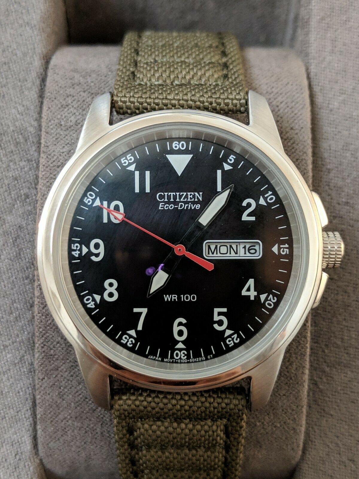 Citizen BM8180-03E Eco Drive Men's Black Dial Field Watch USA ...