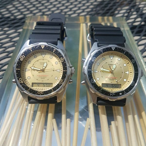 Vintage Casio AMW-320C (358) and Casio AMW-320R (2701) | WatchCharts ...