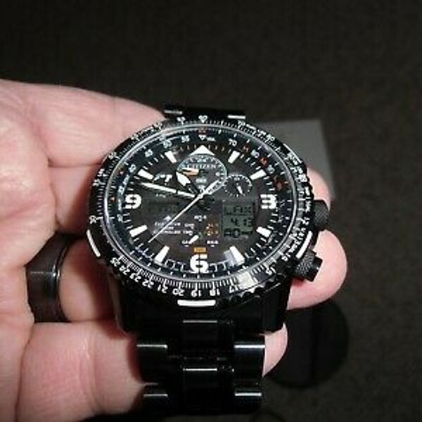 CITIZEN PROMASTER SKYHAWK MODEL JY 8075-51E ATOMIC SOLAR WATCH (ALL ...
