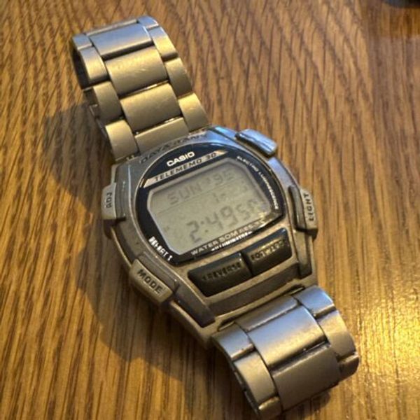 Vintage 1995 Casio Data Bank Telemomo 30 Working Perfect | WatchCharts ...