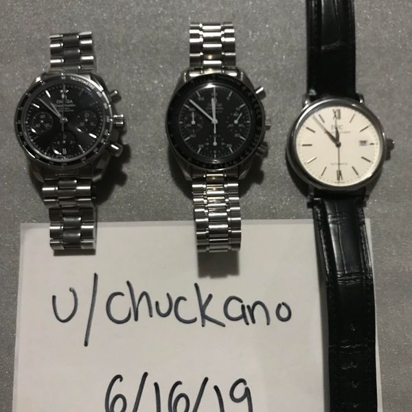 [WTS] Omega Speedmaster Reduced and IWC Portofino | WatchCharts Marketplace
