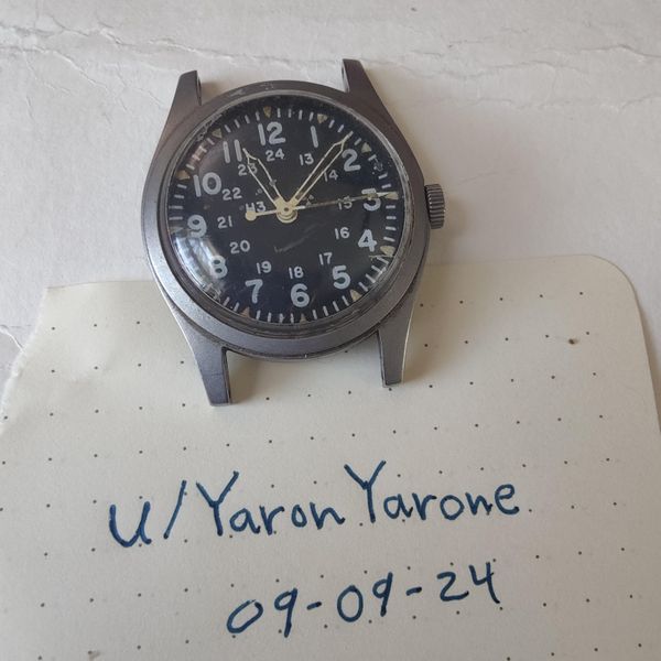 [WTS] (Hamilton) (H3 Radiation symbol) (MAR 1981) | WatchCharts Marketplace