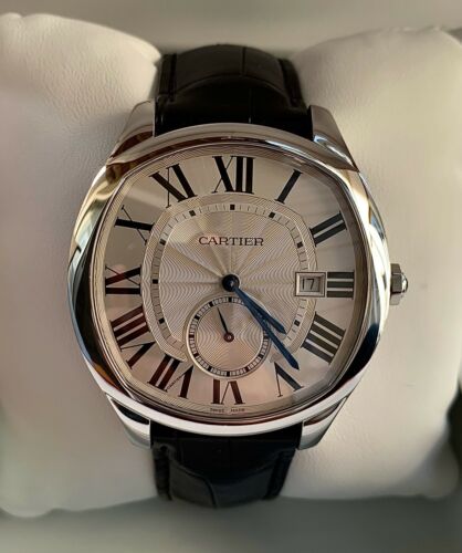 CARTIER Drive de Cartier Mens 40mm Steel Automatic Wristwatch WSNM0004 ...