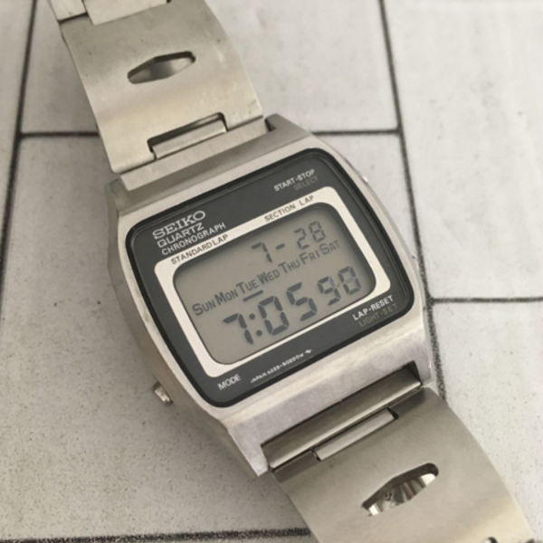SEIKO Quartz 70's Chronograph A229-5010 A Rare Digital Watch Shipped ...