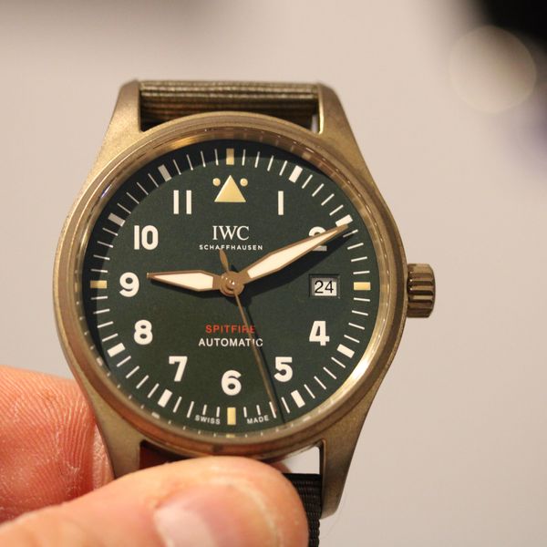 [WTS] IWC Spitfire Bronze - IW326802 - Extra Strap! | WatchCharts