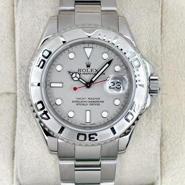 FSOT:2004 Rolex Yacht-Master 40mm 16622 Stainless Steel Oyster Platinum ...