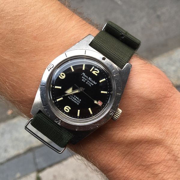 OHPF Vintage Marc Nicolet Skindiver - Swe Military Issued | WatchCharts ...