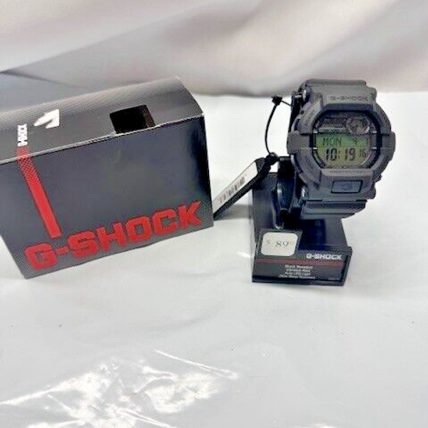 Casio G-Shock GD350-8WT Men Watch Digital Dial LED Grey Resin Strap*New ...
