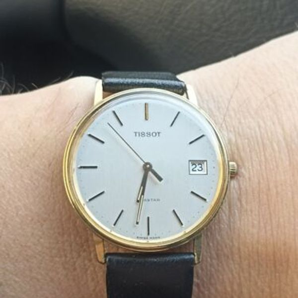 Solid Gold 18k 750 Tissot Seastar Watch Eta955114 working good ...