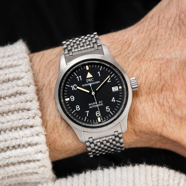 FS: 1990s IWC Mark XII ref. IW3241-001 - Recently serviced w/ papers ...