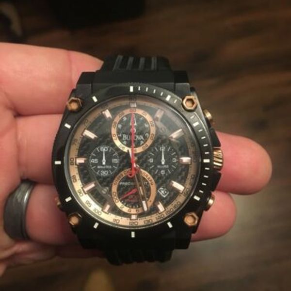 Bulova Precisionist Champlain Collection 98B181 Wrist Watch for Men ...