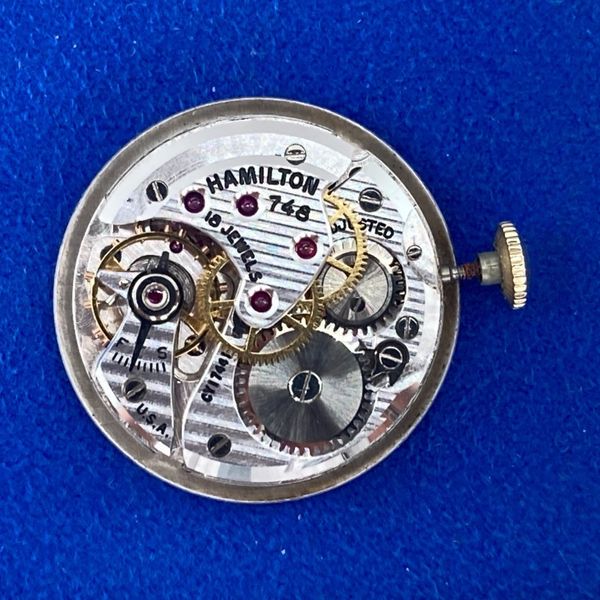 Hamilton Secometer 748 Movement 18J 10K Gf Case 12K Apex Gold Filled ...