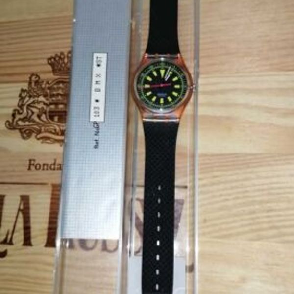 SWATCH GENT 1990 BMX GP103 NUOVO PERFETTO FUNZIONANTE VINTAGE ...