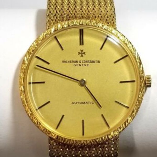 Vacheron Constantin Automatic 18k Gold Mens Long Stunning Watch 7409 ...