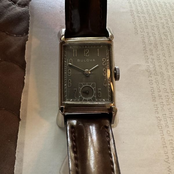 [WTS] Vintage Bulova 10kt GF Tank Watch | WatchCharts Marketplace