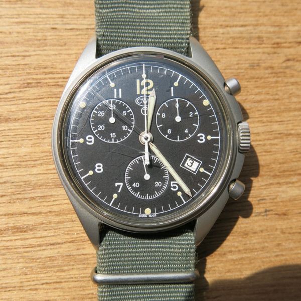 Cabot Watch Company CWC RAF Chronograph Pilot Watch | WatchCharts ...