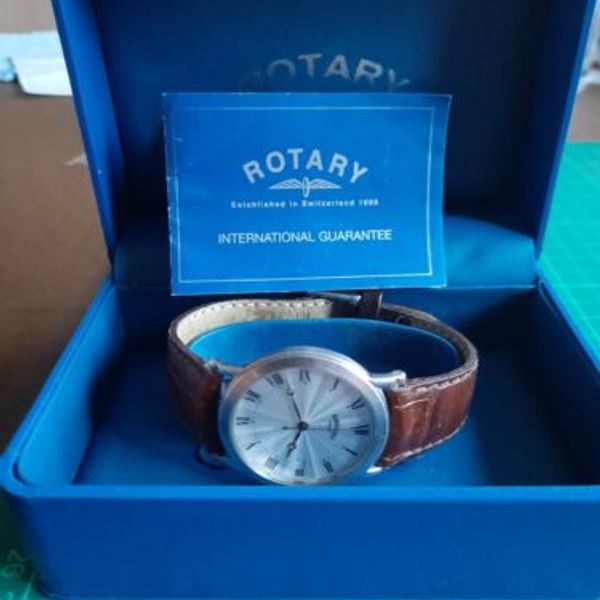 mens rotary silver dress watch | WatchCharts Marketplace